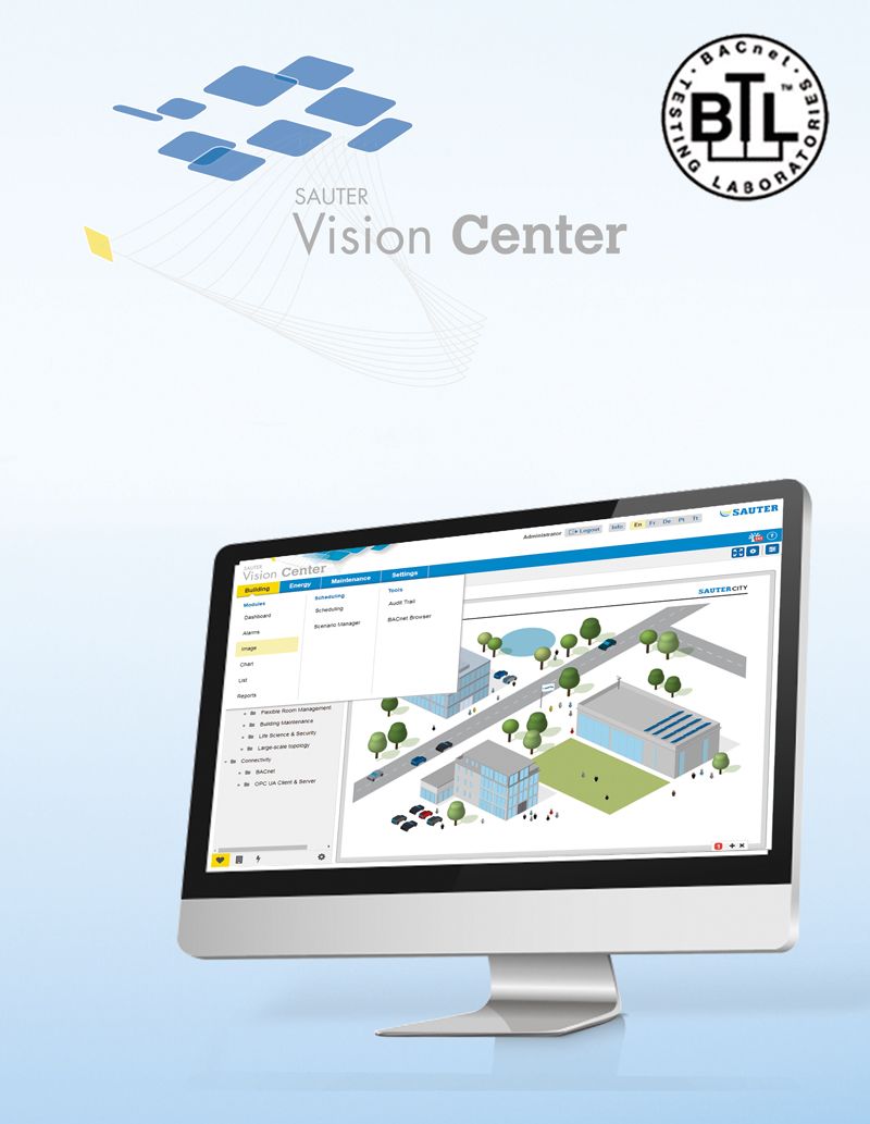 SAUTER Vision Center - BACnet certification sauter-controls.com