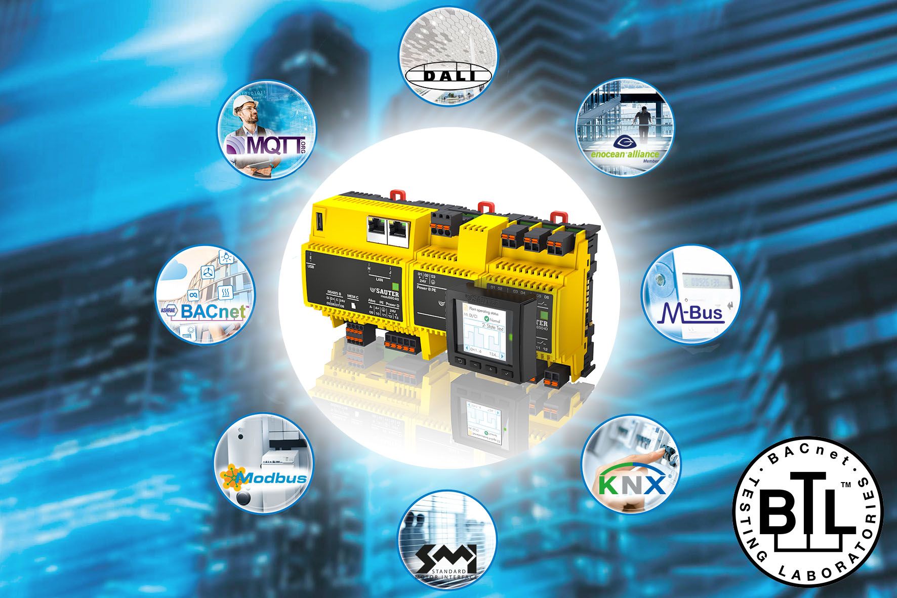 New modulo 6 automation station for decentralised plants sauter-controls.com