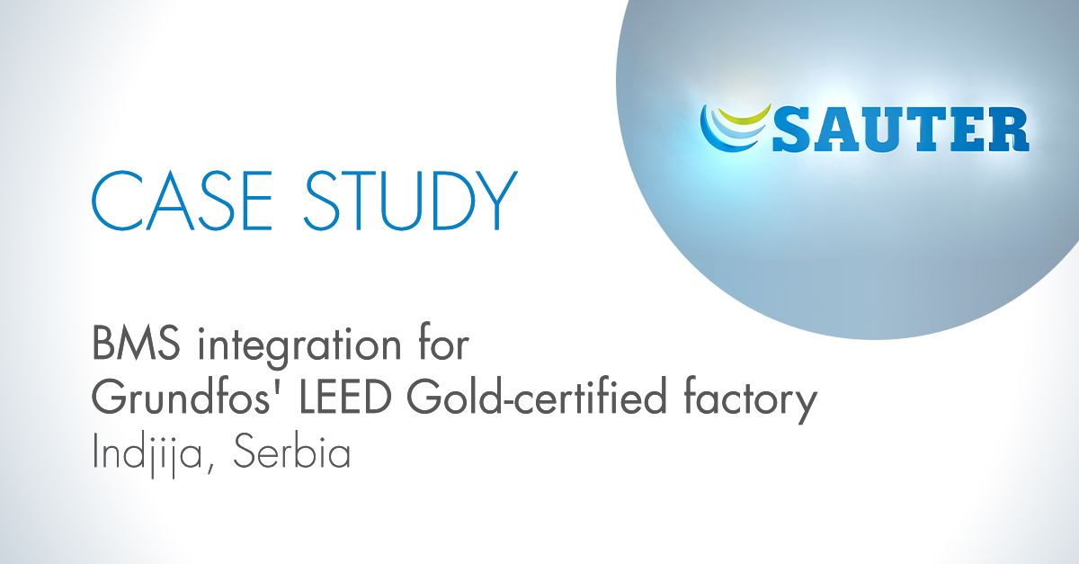 BMS integration for Grundfos' LEED Gold-certified factory sauter ...