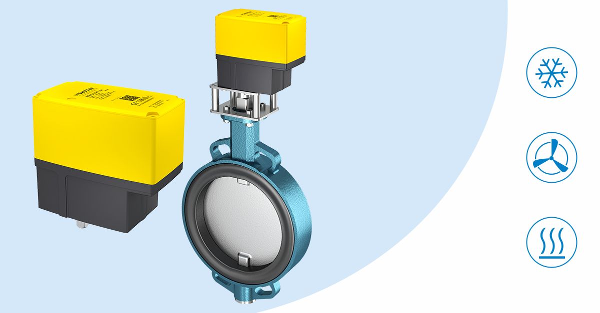 New motorised actuators for final control elements sauter-controls.com